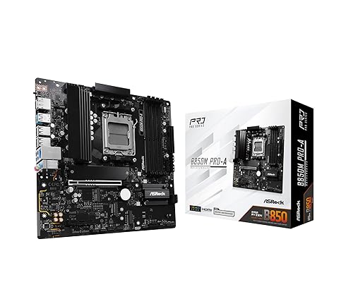 ASRock AMD B850M Pro A Socket AM5 Ryzen DDR5 8000 MHz 256GB Micro ATX – Powernode Computer Inc